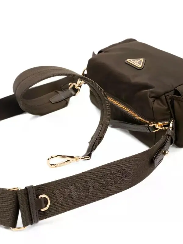 Prada Explore Small Re-nylon And Leather Shoulder Bag