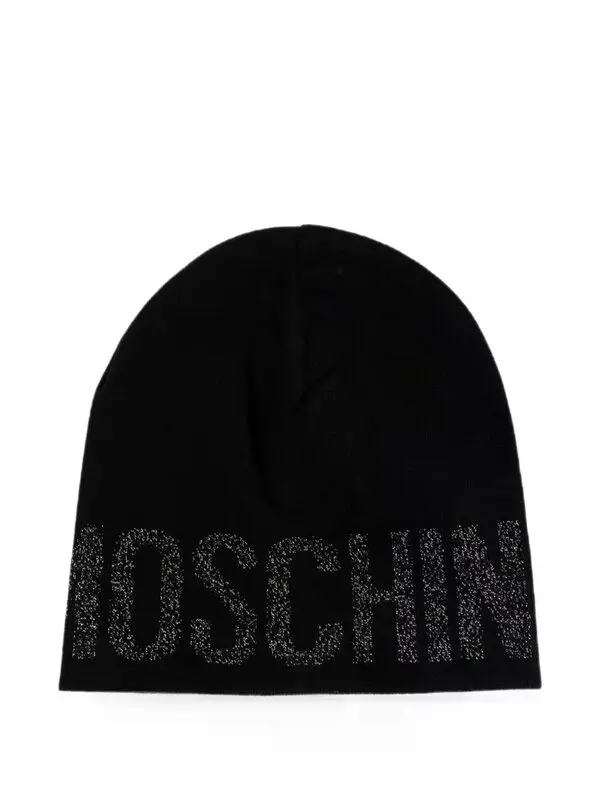 Moschino Logo-embroidered Beanie Hat