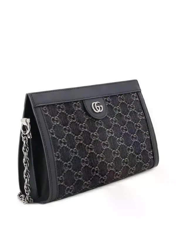 Gucci Ophidia Chain Gg Denim Small Shoulder Bag