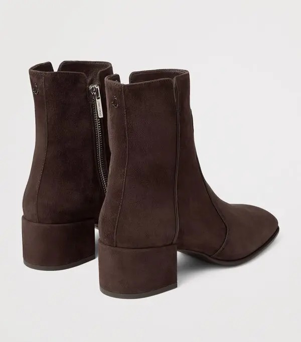 JIMMY CHOO Eliot 45 Suede Ankle Boots