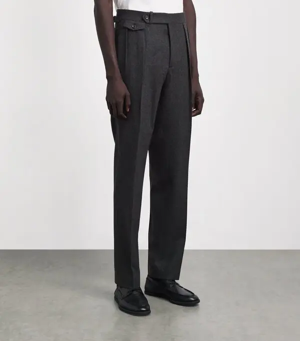 Polo Ralph Lauren Wool Pleated Trousers
