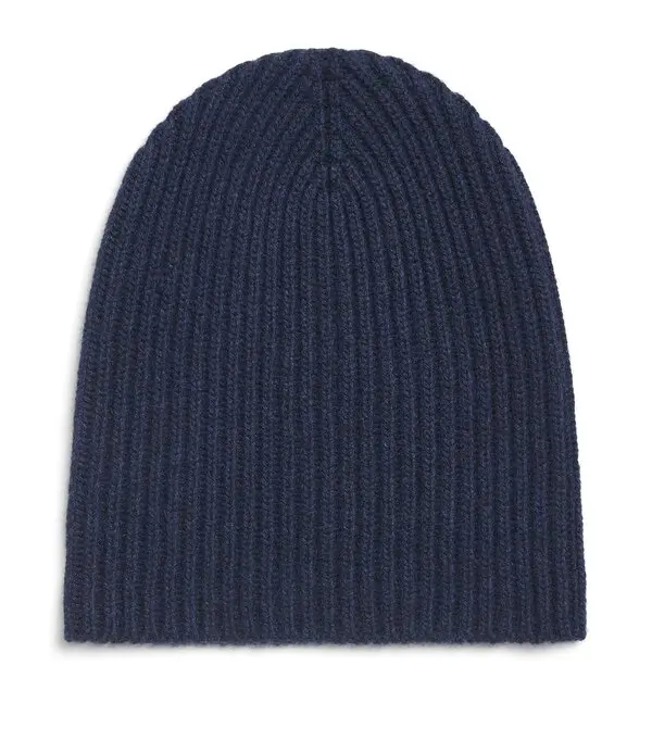 Johnstons Of Elgin Cashmere Ribbed Beanie