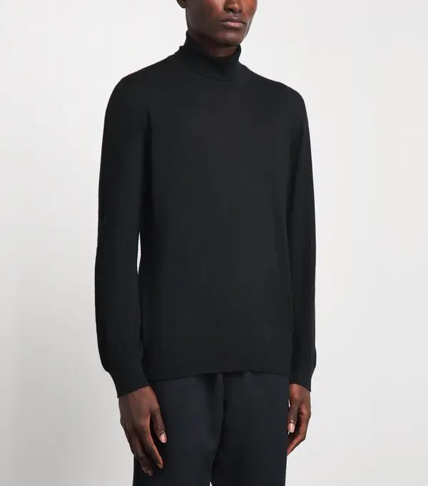 Johnstons Of Elgin Superfine Cashmere Rollneck Sweater