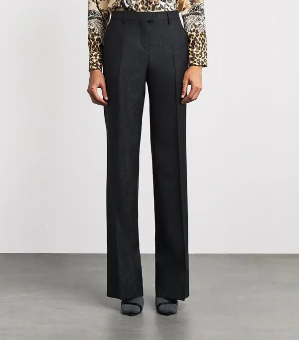 Etro Wool Paisley Trousers