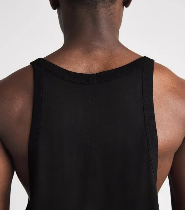Rick Owens Wool-silk Pony Tank Top