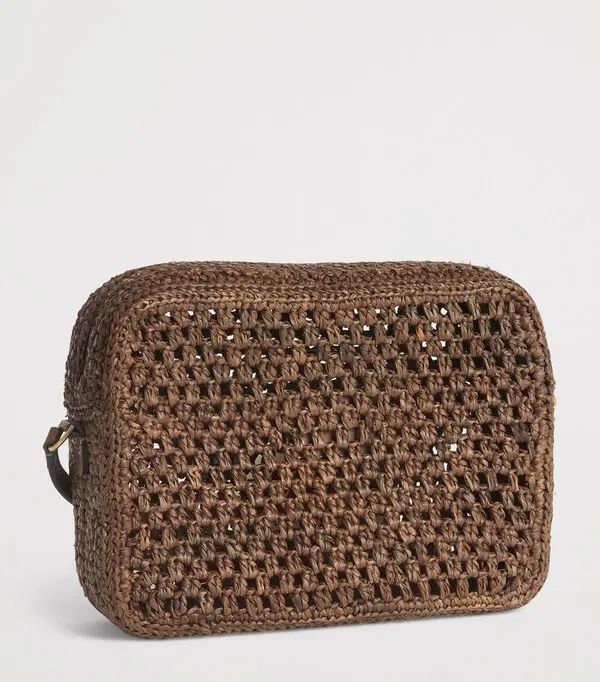 ANYA HINDMARCH Raffia Eyes Cross-body Bag