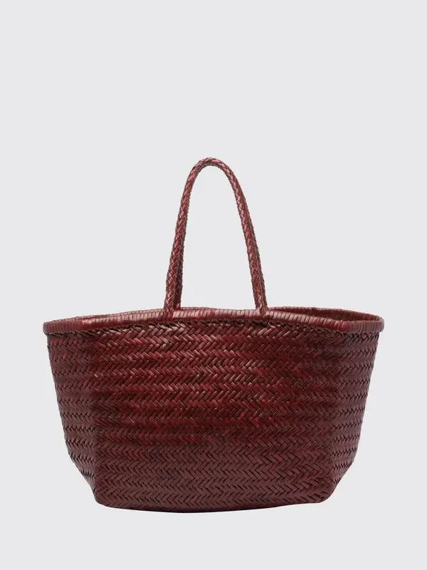 Dragon Diffusion Woven Leather Handbag - Red