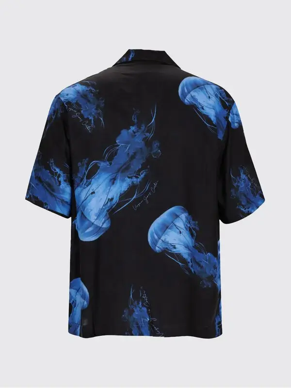 Versace Graphic Print Short-sleeve Viscose Bowling Shirt