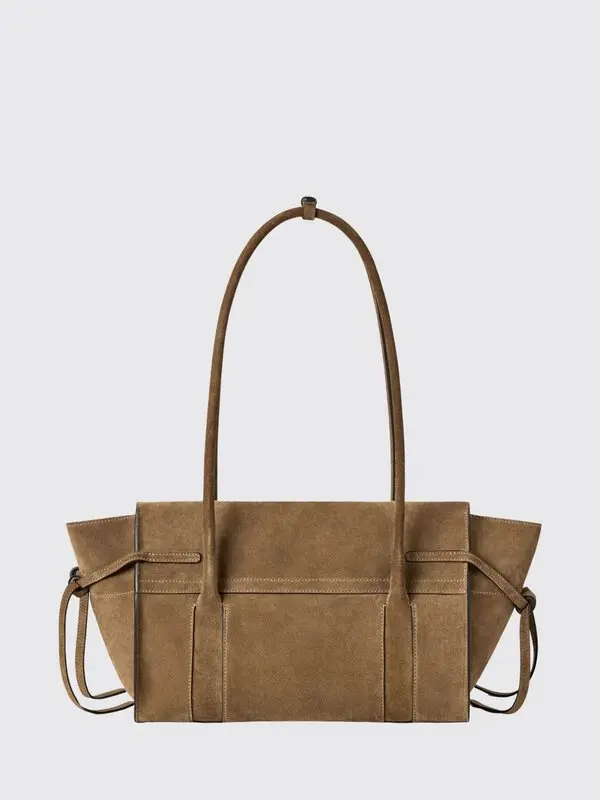 Mulberry Small Bayswater Shoulder Bag In Leather And Suede