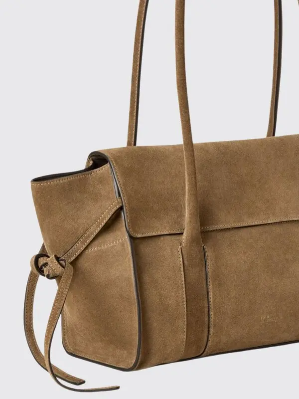 Mulberry Small Bayswater Shoulder Bag In Leather And Suede