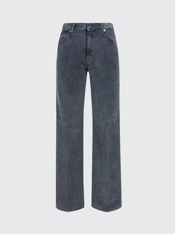 HAIKURE Clara Mid-rise Flared Corduroy Jeans - Grey