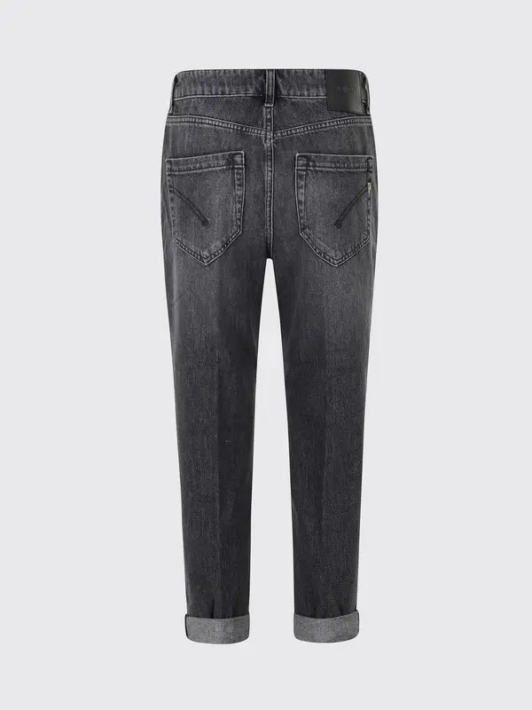 DONDUP Koons High-waisted Straight Cropped Jeans In Denim