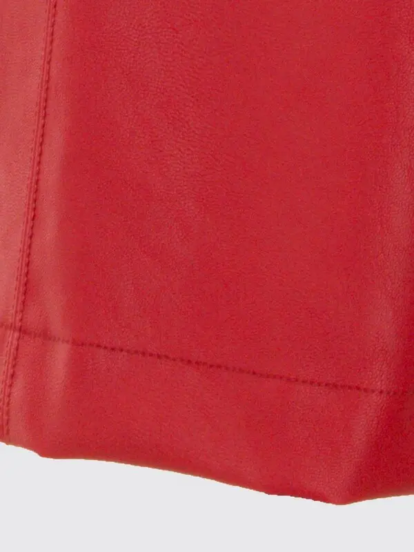 Pinko High-waisted Slim Fit Faux Leather Midi Pencil Skirt