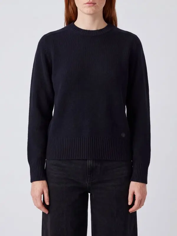 Loulou De Saison Pure Cashmere Crewneck Sweater - Black