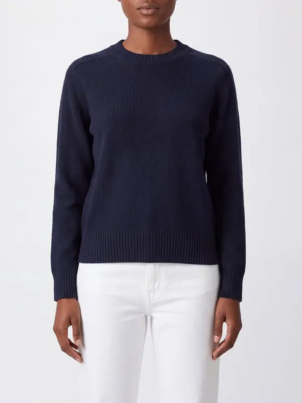 Loulou De Saison Pure Cashmere Crewneck Sweater - Navy