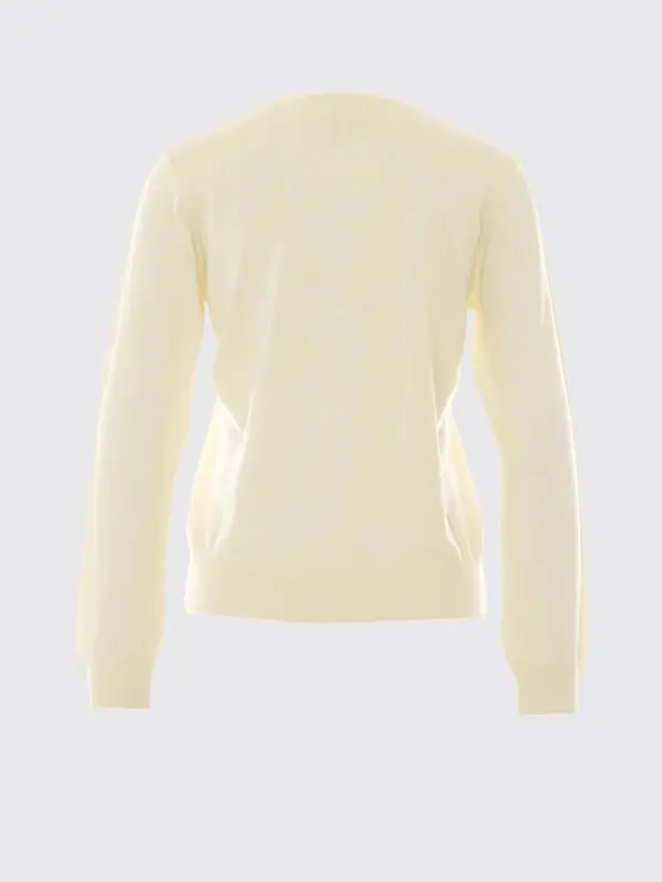 A.p.c. Slim Fit Crewneck Sweater In Pure Virgin Wool - White