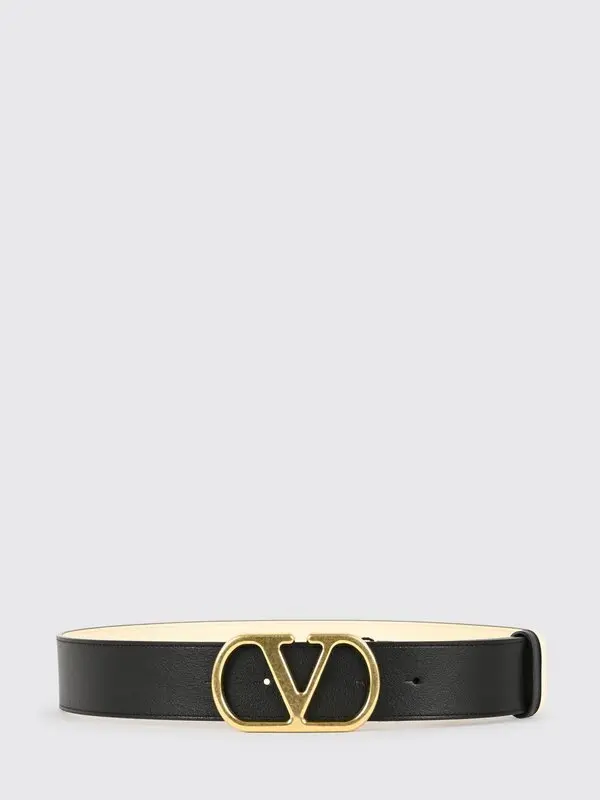 Valentino Garavani Vlogo Signature Reversible Belt - Black 1