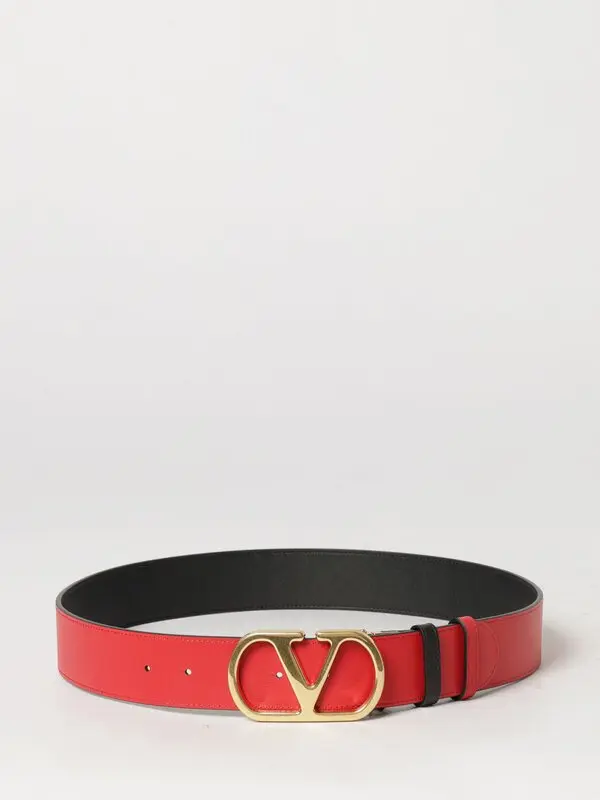 Valentino Garavani Vlogo Signature Reversible Belt In Smooth Calf Leather 4 Cm