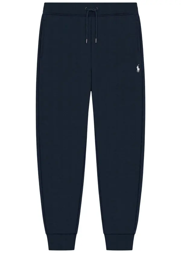 Polo Ralph Lauren Tapered-leg Cotton-blend Sweatpants - Navy