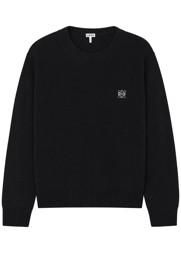 Loewe Anagram-embroidered Wool Jumper