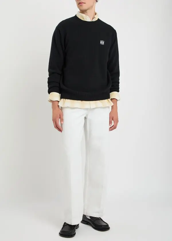 Loewe Anagram-embroidered Wool Jumper