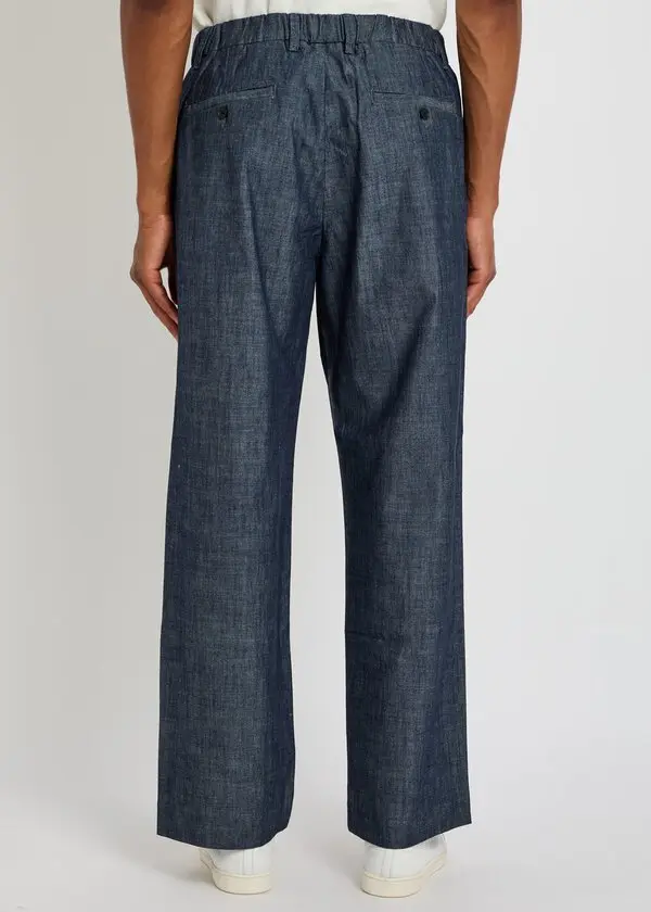 Nn07 Kay Pleated Cotton Trousers
