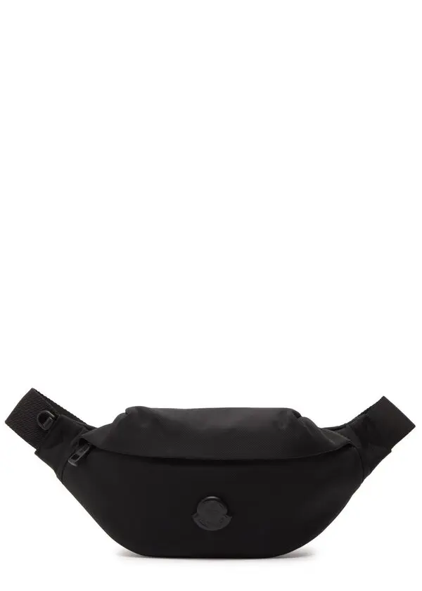Moncler Durance Small Woven Belt Bag - Stone