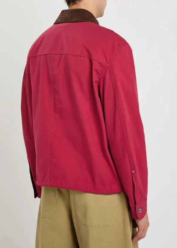 Loewe Corduroy-collar Cotton Jacket