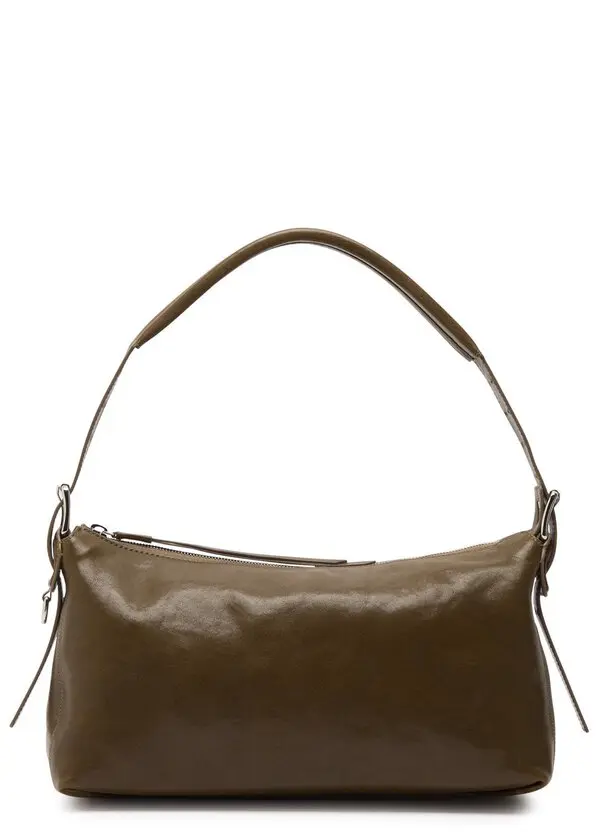LEMAIRE Belted Baguette Leather Shoulder Bag