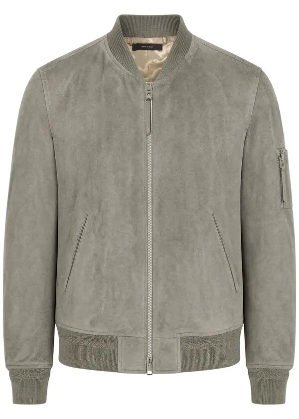 TOM FORD Suede Bomber Jacket
