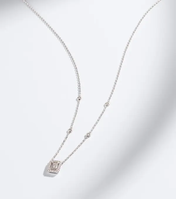 Messika Joy 18kt White Gold Pendant Necklace With Diamonds