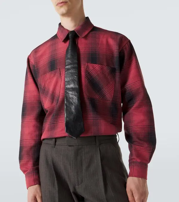 Our Legacy Checked Cotton Shirt
