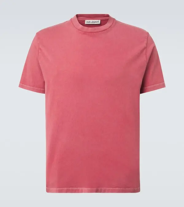 Our Legacy Box Cotton Jersey T-shirt - Pink
