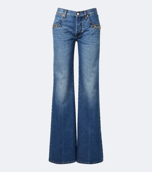 Gucci Horsebit Flared Jeans