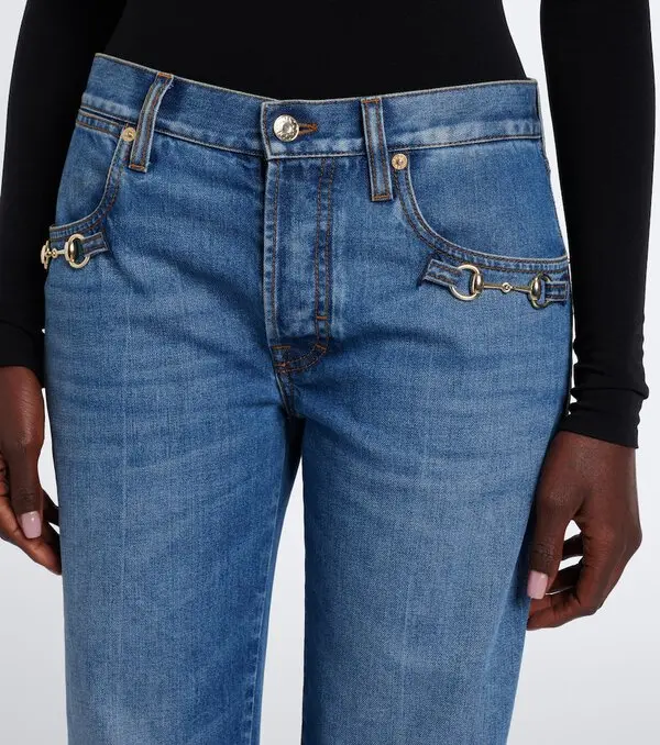 Gucci Horsebit Flared Jeans