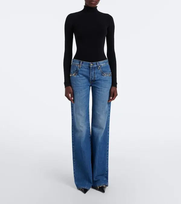 Gucci Horsebit Flared Jeans