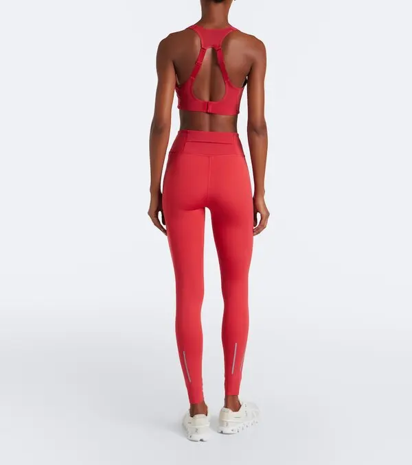 Adidas By Stella McCartney Logo Padded Jersey Sports Bra