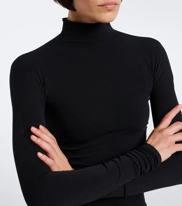 Gucci Jersey Turtleneck Top