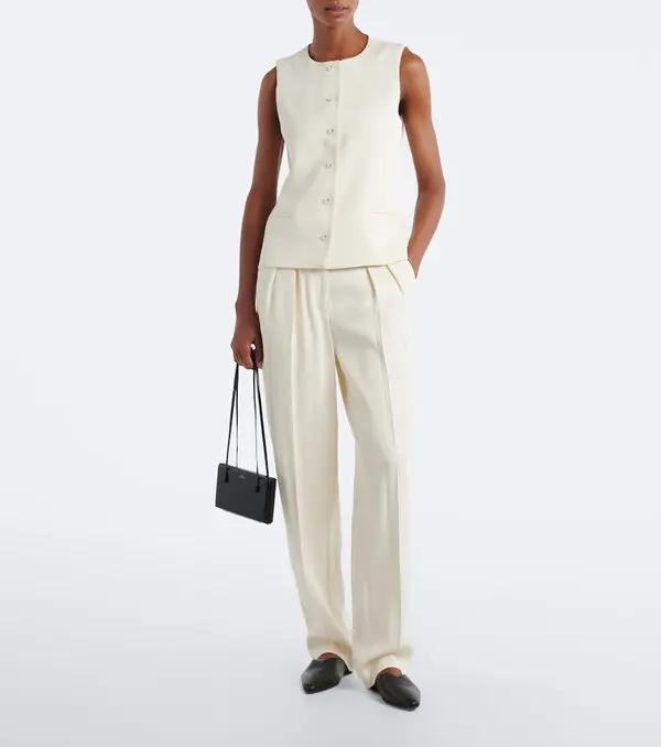 Loulou De Saison Pleated Straight Trousers