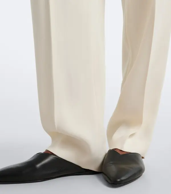 Loulou De Saison Pleated Straight Trousers