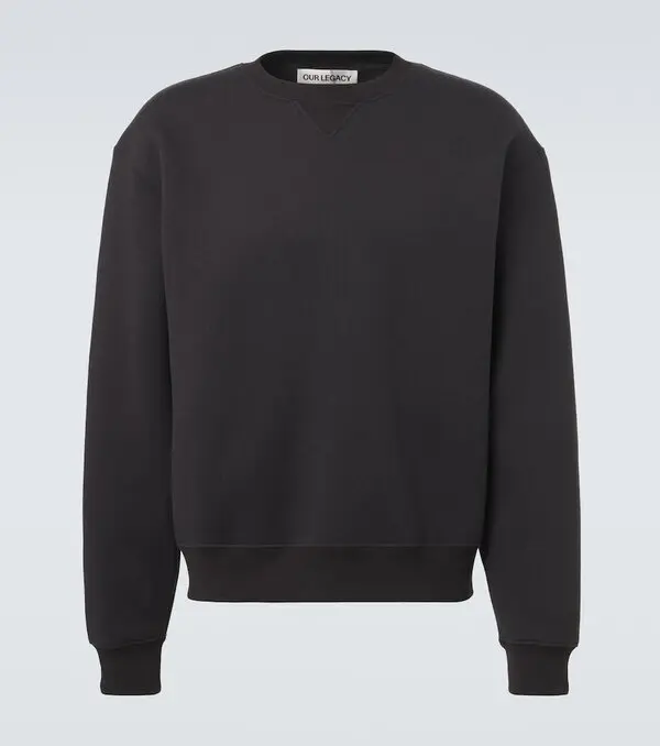 Our Legacy Perfect Cotton And Wool Sweatshirt