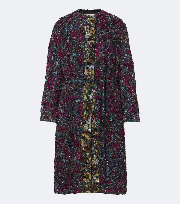 Dries Van Noten Embellished Embroidered Coat