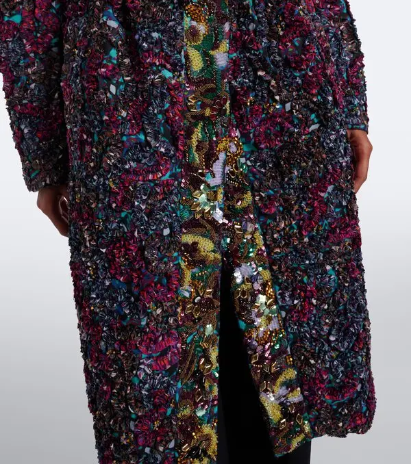 Dries Van Noten Embellished Embroidered Coat