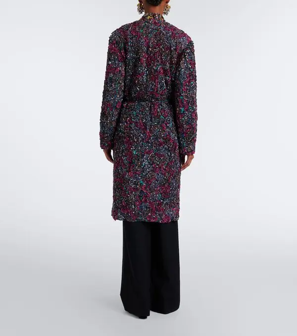 Dries Van Noten Embellished Embroidered Coat