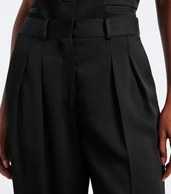 Loulou De Saison Pleated Straight Leg Trousers