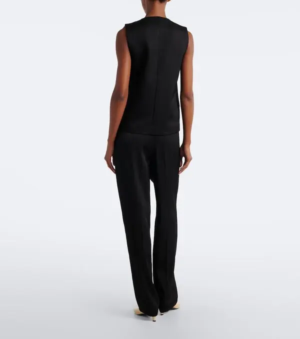 Loulou De Saison Pleated Straight Leg Trousers