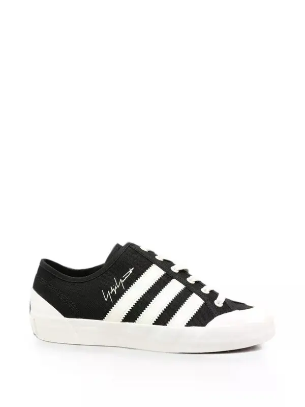 Yohji Yamamoto Signature-print Sneakers - Black