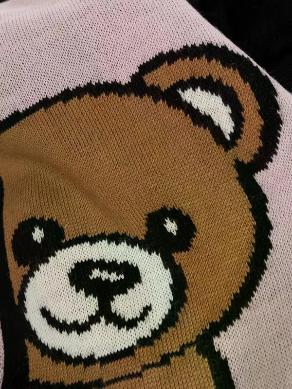 Moschino Teddy Bear Motif Scarf