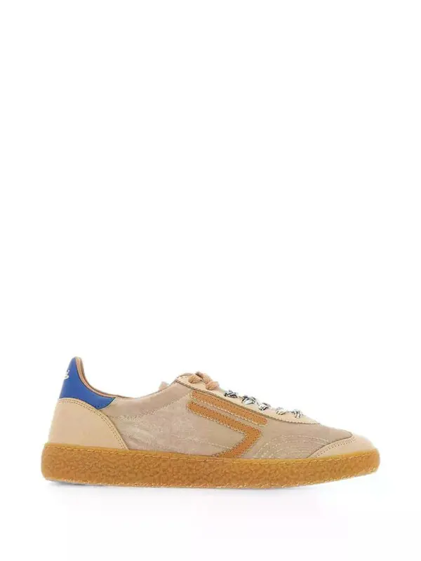 PURAAI 6.01 Xs Velvet-effect Sneakers - Neutrals
