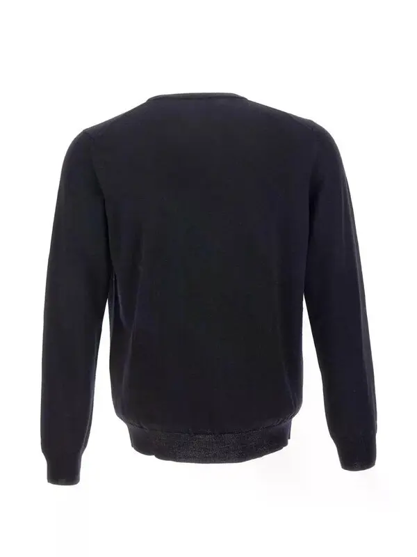KANGRA Crew-neck Ribbed-trim Sweater